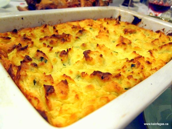 Whipped Potatoes Souffle | Kalofagas.ca