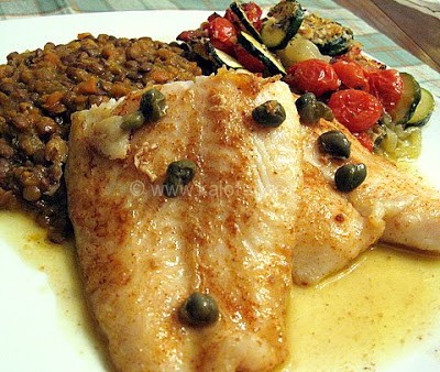 John Dory Fillet With Lentils | Kalofagas.ca