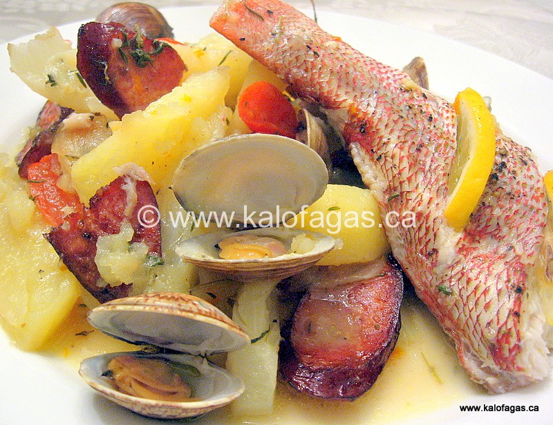Whole Roasted Red Snapper | Kalofagas.ca