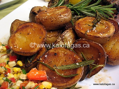pan roasted potatoes | Kalofagas.ca