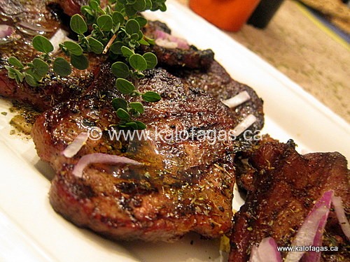 Grilled Pork Steakettes | Kalofagas.ca
