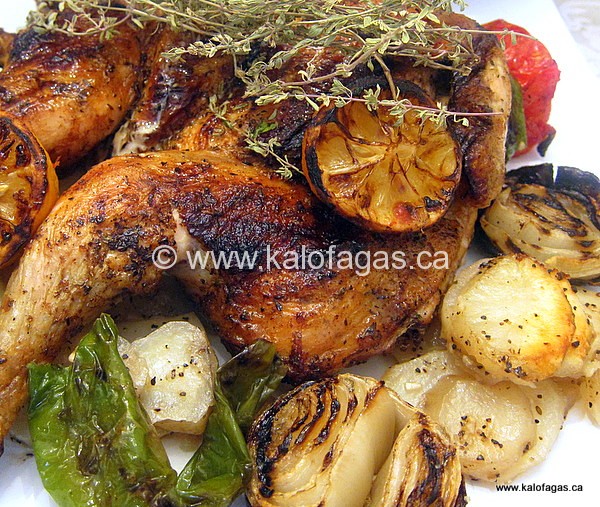 Spatchcock Chicken | Kalofagas.ca