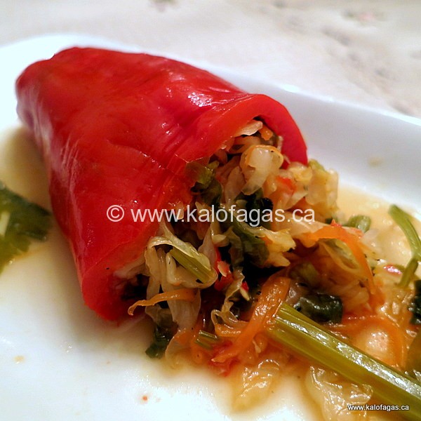 Stuffed & Pickled Red Shepherd’s Peppers | Kalofagas.ca