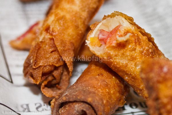 Phyllo Cigars With Pastourma and Cheese | Kalofagas.ca