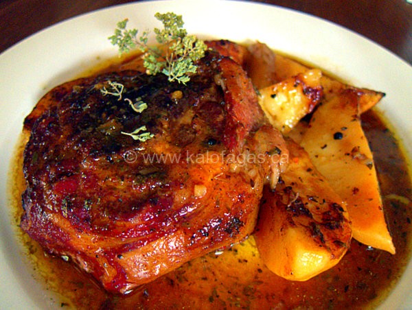 Roasted & Braised Lamb Neck Lemonato | Kalofagas.ca