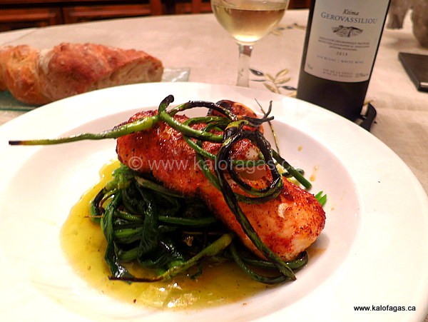 Paprika-Crusted Haddock Loin With Vlita | Kalofagas.ca