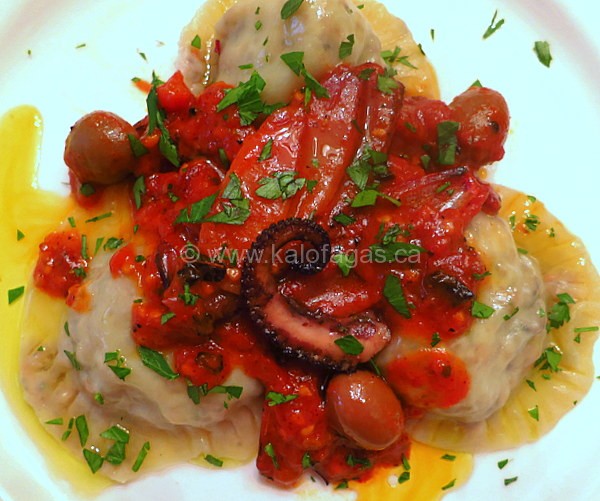 Octopus Ravioli | Kalofagas.ca