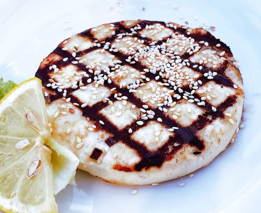 Grilled Manouri Cheese | Kalofagas.ca