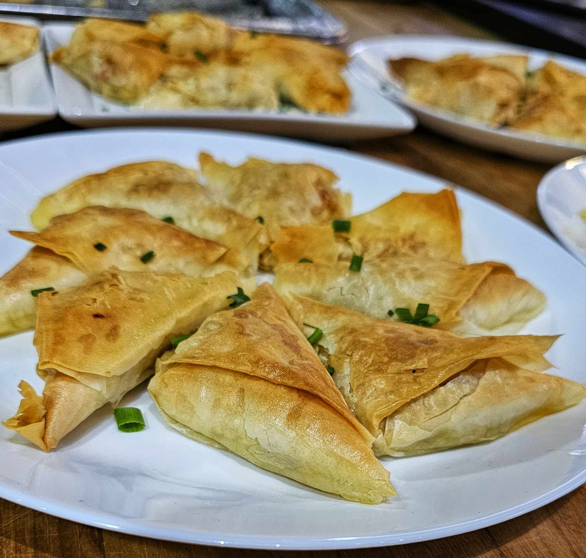 Shrimp Phyllo Pies | Kalofagas.ca