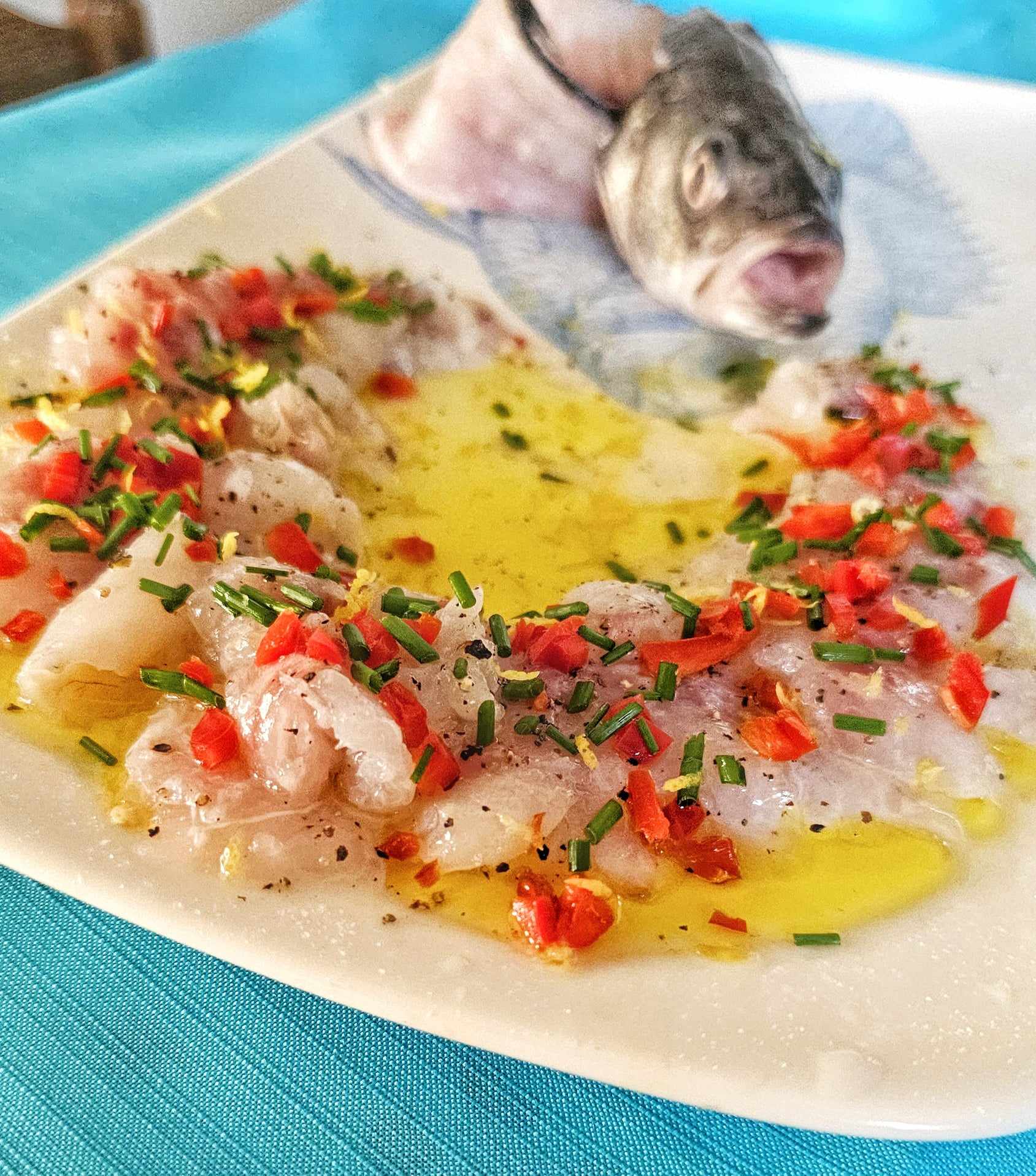 Sea Bass Carpaccio | Kalofagas.ca