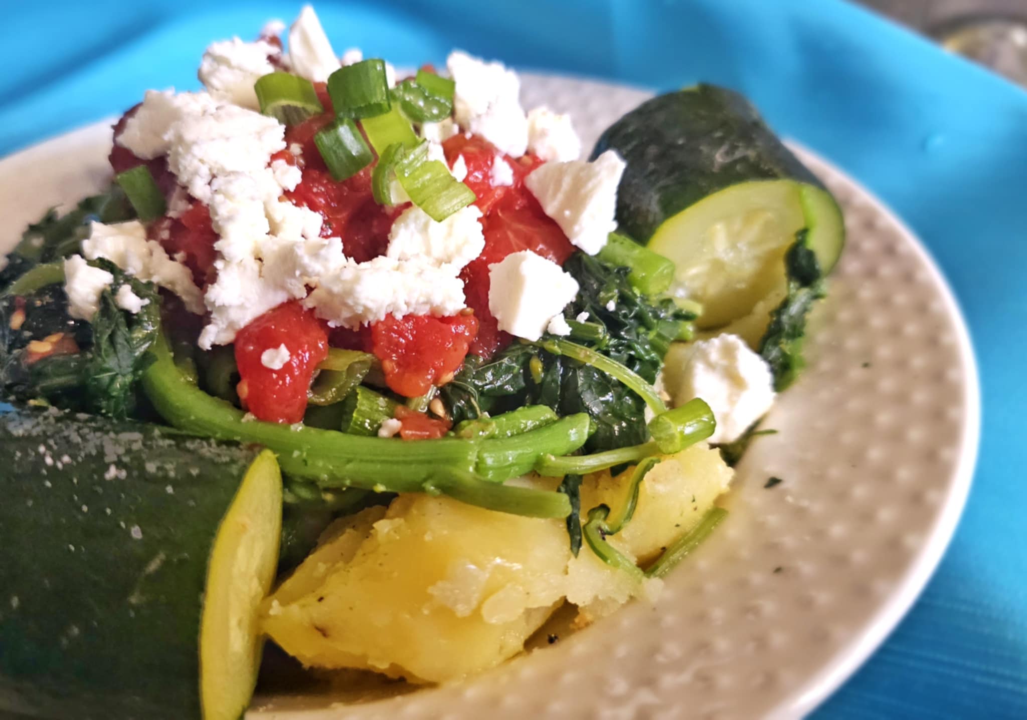 Vlita Horta Recipe: Traditional Greek Greens with Tomato and Feta ...
